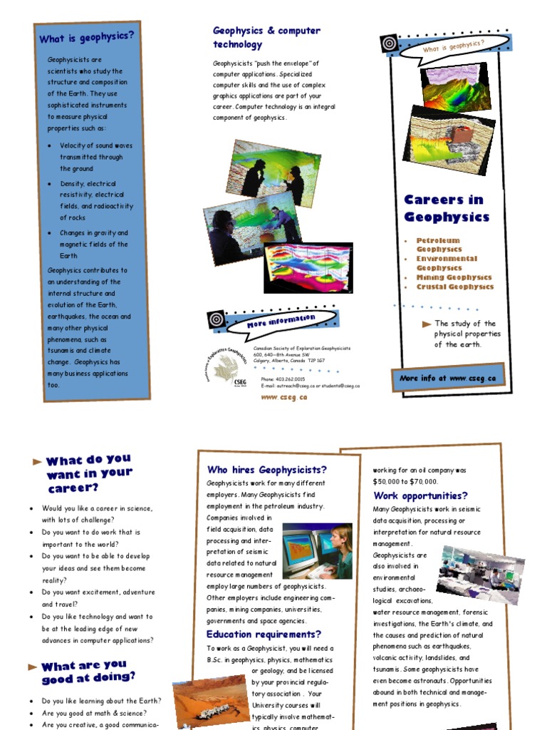 Understanding Geophysics and Careers | PDF