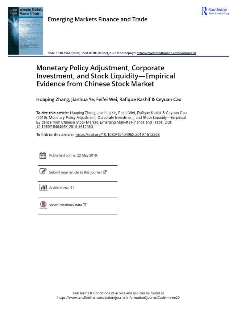 Base Paper | Download Free PDF | Market Liquidity | Stocks