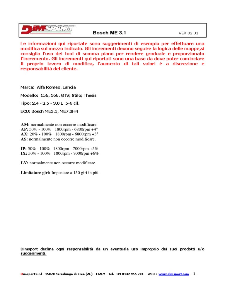 Bosch Me3.1 Me7.3h4 Fal | PDF | Land Vehicles | Car