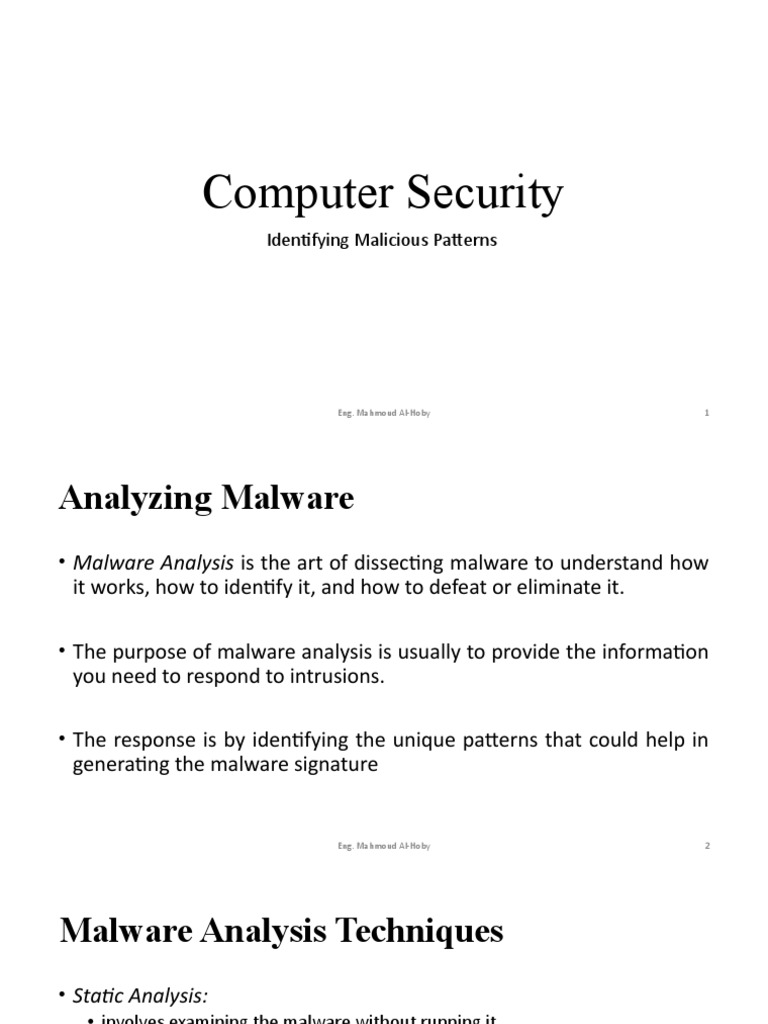 Basic Static Analysis | PDF | Malware | Antivirus Software