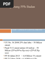 Tarif PPh Pasal 17 UU HPP 2022 | PDF