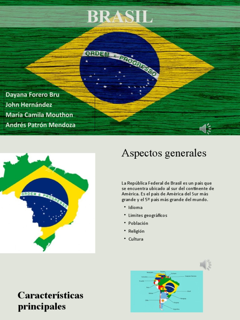 Características Principales de Brasil | PDF | Brasil | Américas