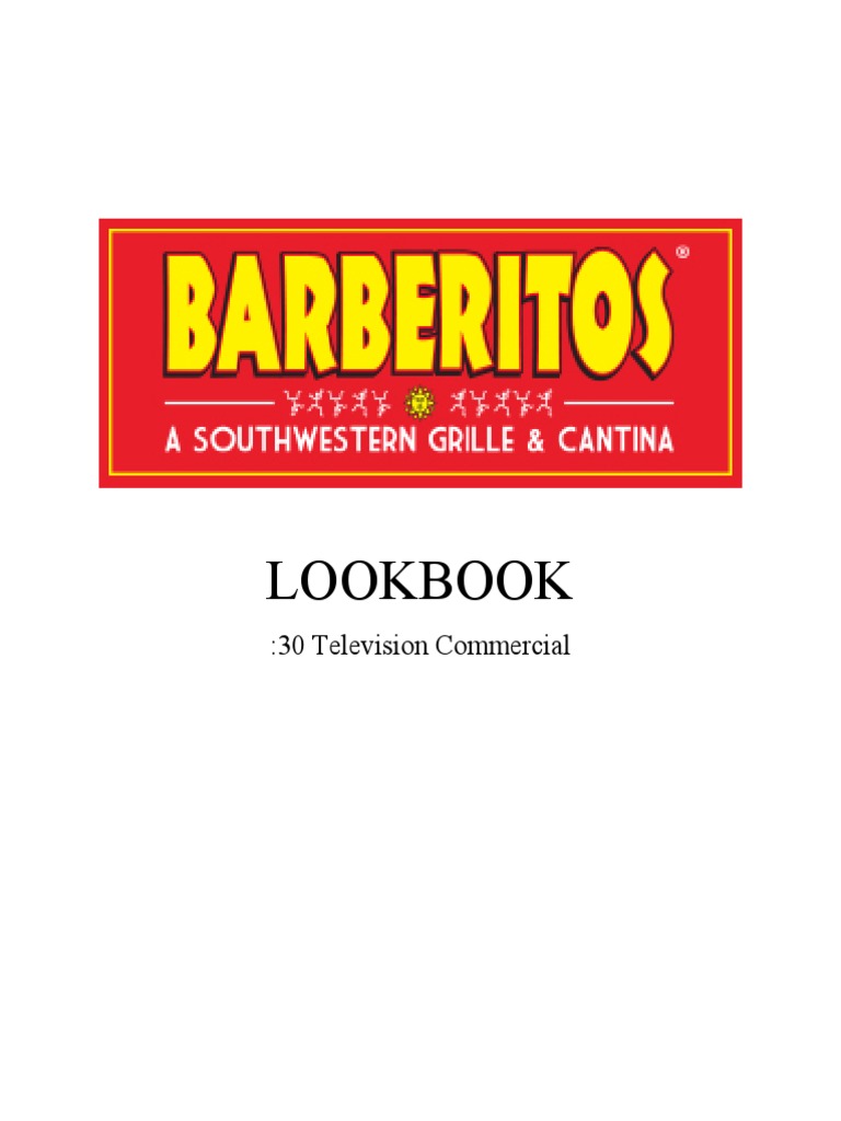 Barberitos Commercial Lookbook | PDF | Food And Drink | Eating ...