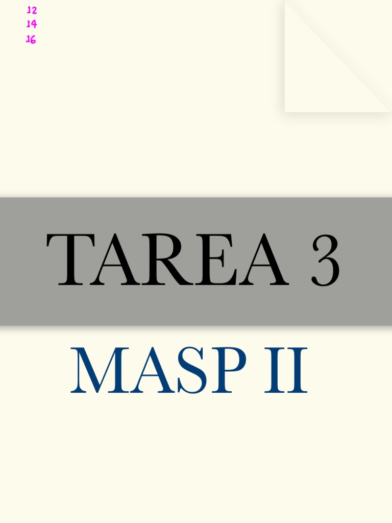 MASP II Decrementos Múltiples | PDF