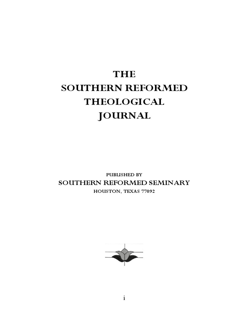 SRTJ 2020 11 20 2019 PDF | PDF | Irenaeus | Justification (Theology)