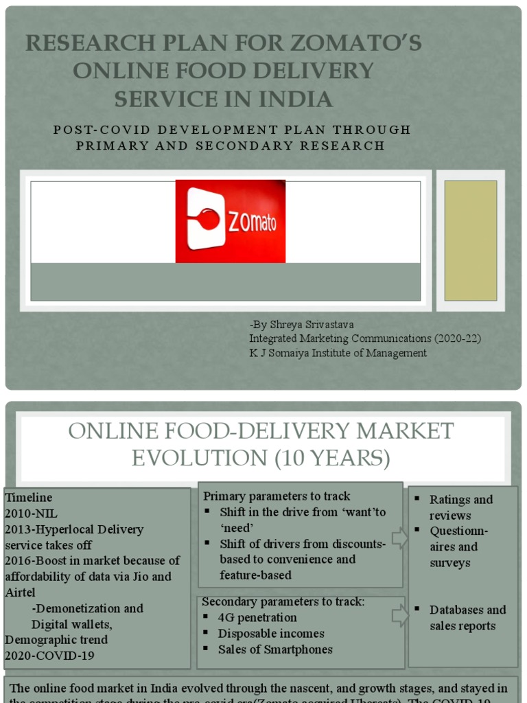 Zomato's Post-COVID Development Plan | PDF | Mobile App | Analytics