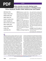 C-SSRS ScoringGuide PDF | PDF | Clinical Psychology | Neuroscience