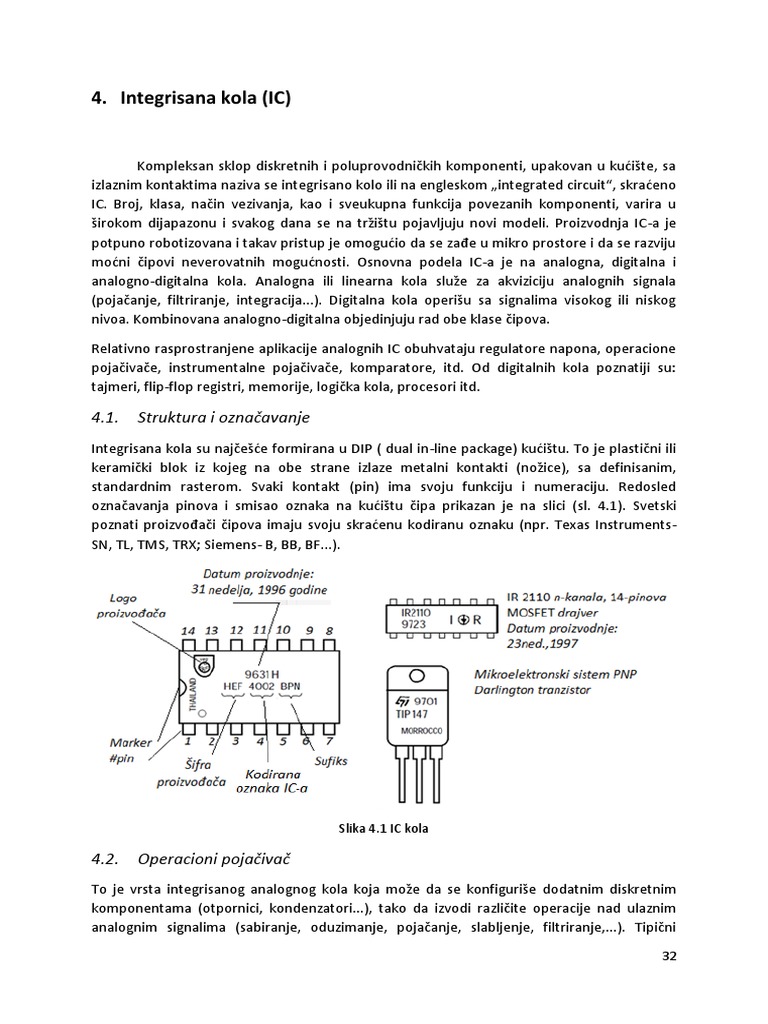 Integrisana Kola (IC) : 4.1. Struktura I Označavanje | PDF
