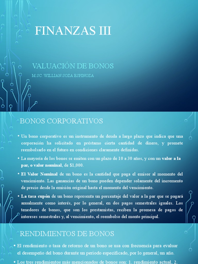BONOS | PDF | Bonos corporativos | Interés