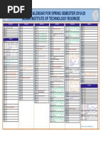 Academic Calendar - Spring Semester 2024-25 Revised | PDF | Academic ...