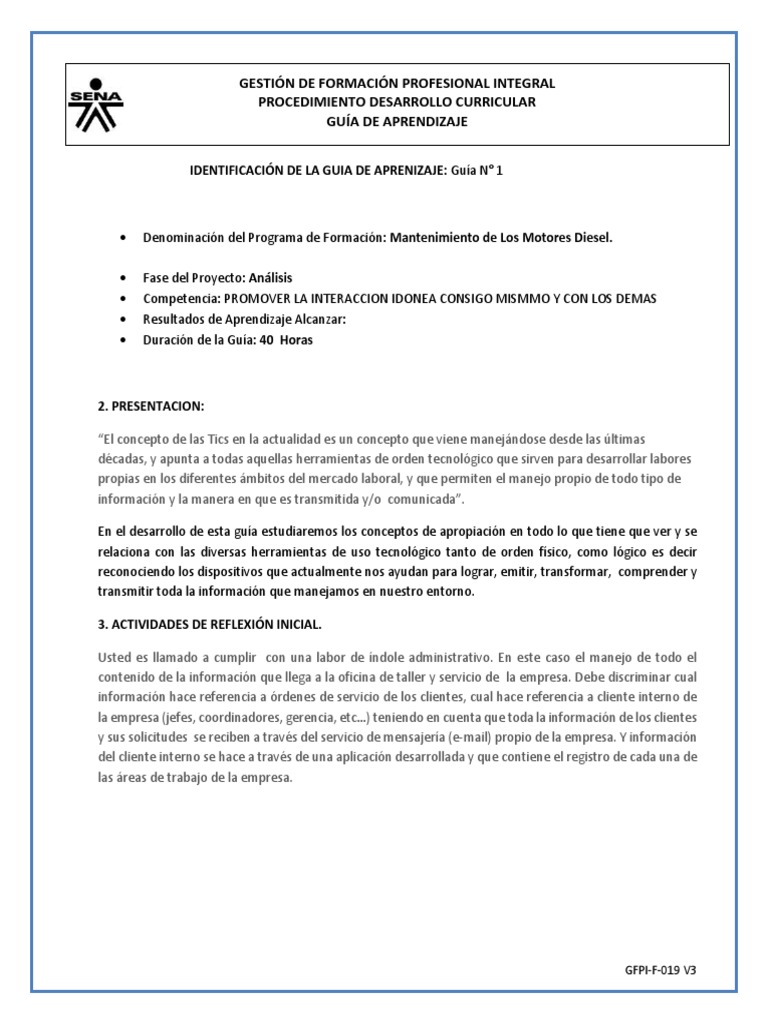 Guia 1 Tics Primer Trimestre 2020 Conceptos Tics Pdf Tecnología De