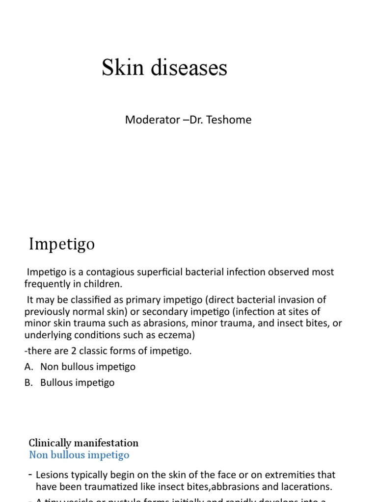 Skin Diseases Presentation2 | PDF | Dermatitis | Cutaneous Conditions