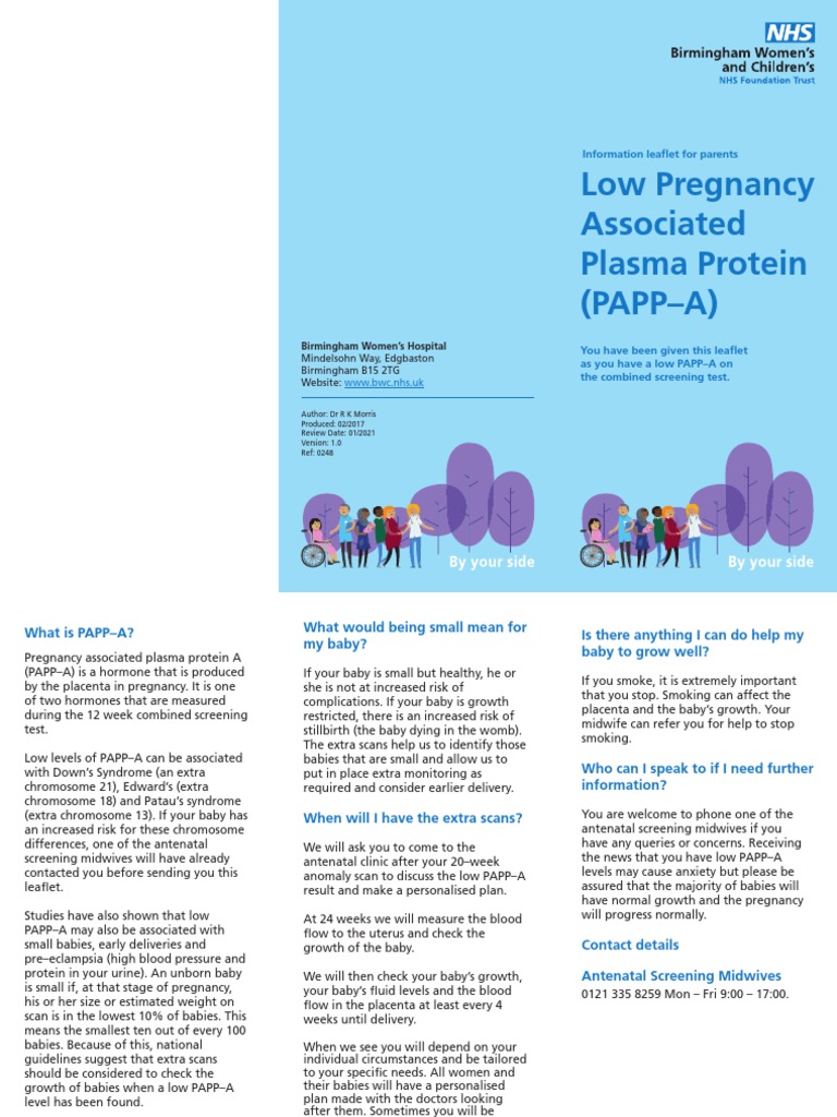 248 Low Pregnancy Associated Plasma Protein PAPP A Feb 2017 Rev Jan ...