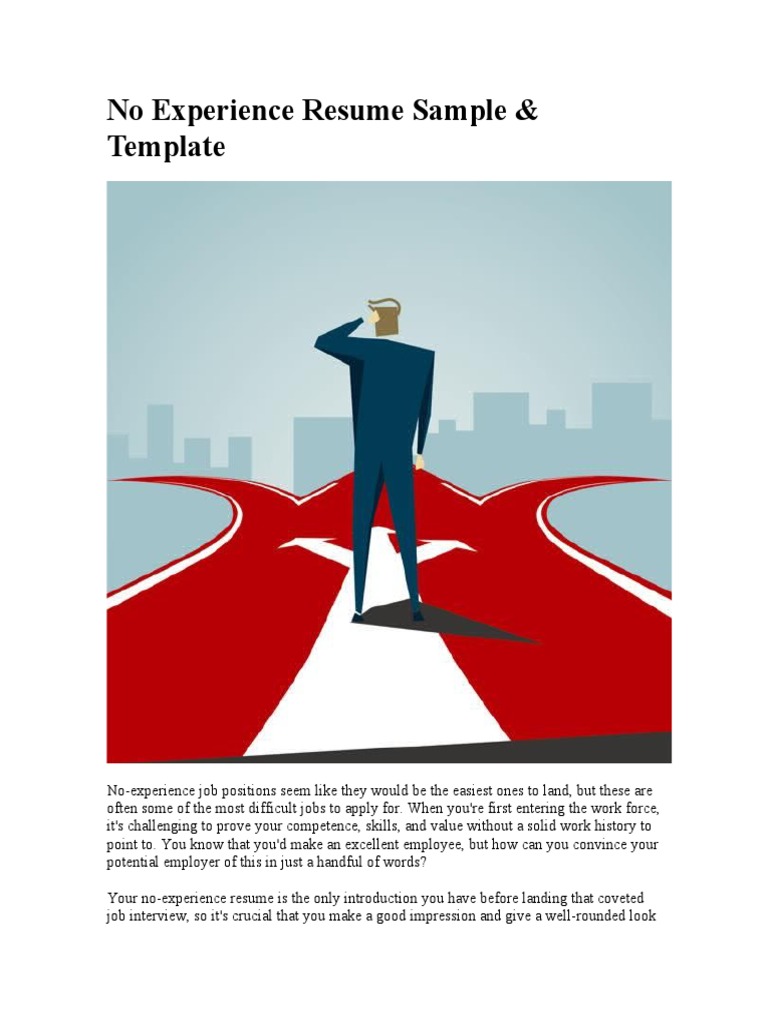 No Experience Resume Sample | PDF | Résumé | Experience