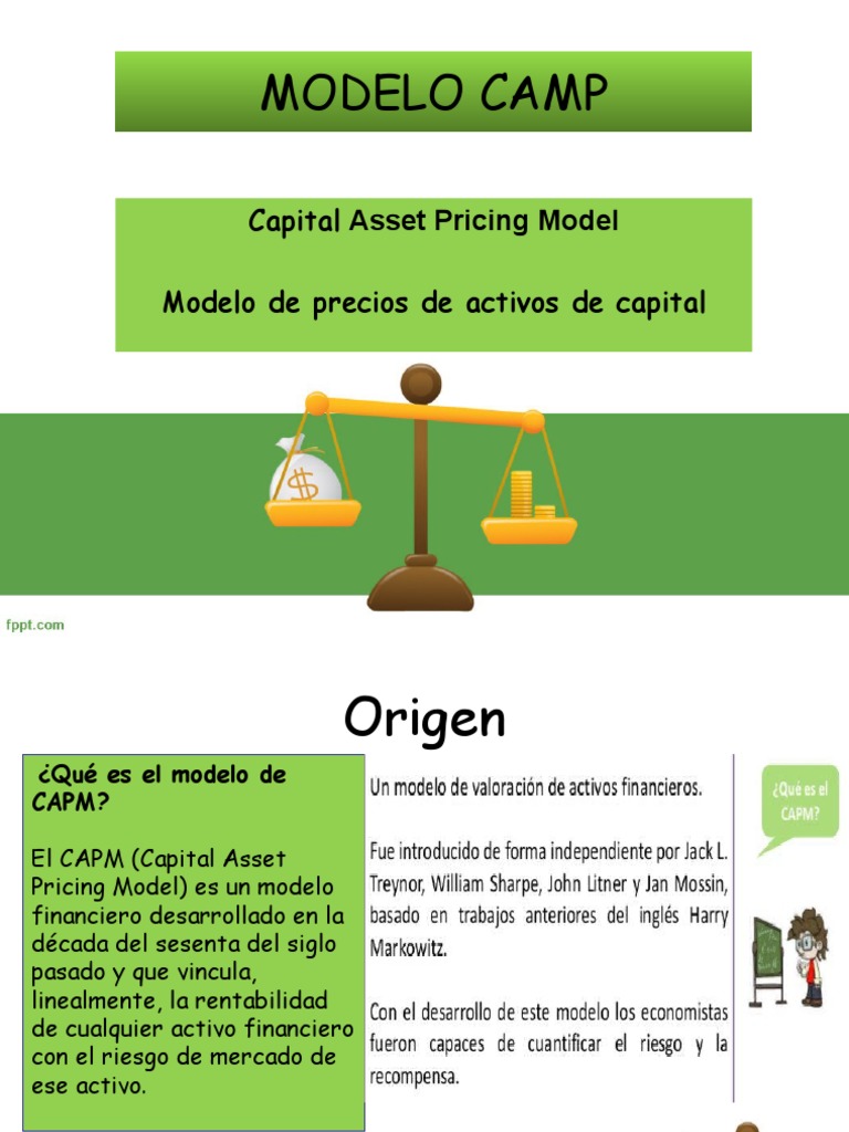 Modelo CAMP | PDF | Modelo de fijación de precios de activos de capital ...