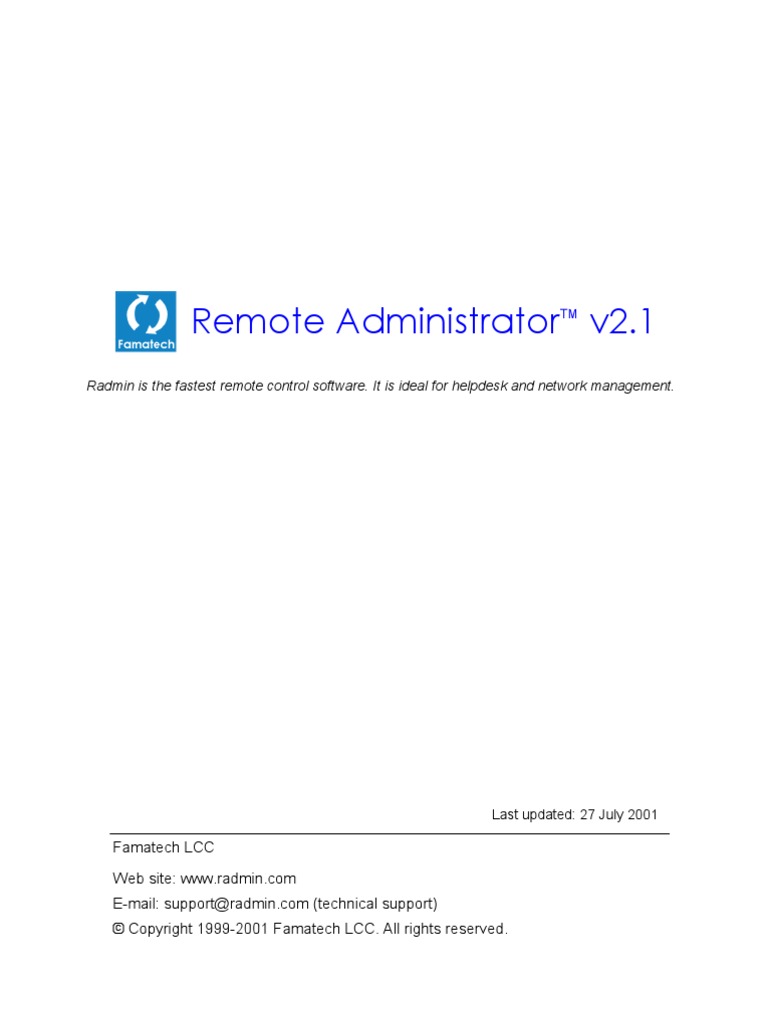 Tutorial Radmin | PDF | Windows Registry | Port (Computer Networking)