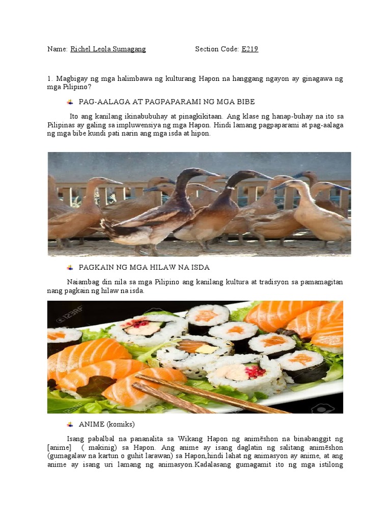 KULPOP2 - Richel Leola Sumagang | PDF