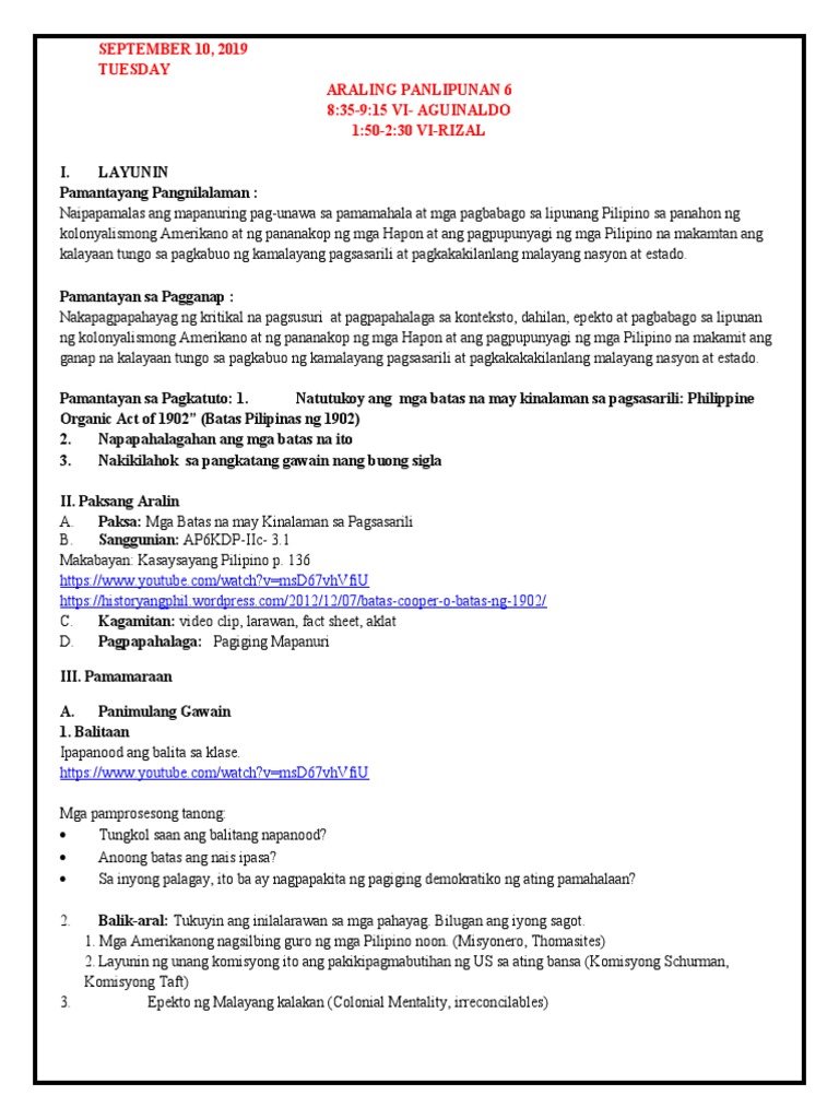 AP6 Q2 W4 D3-4 AP6KDP-IIc-3.1 | PDF