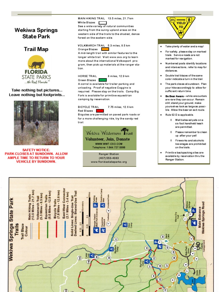 WSSP Trail Map - New Logo | PDF | Trail | Recreation