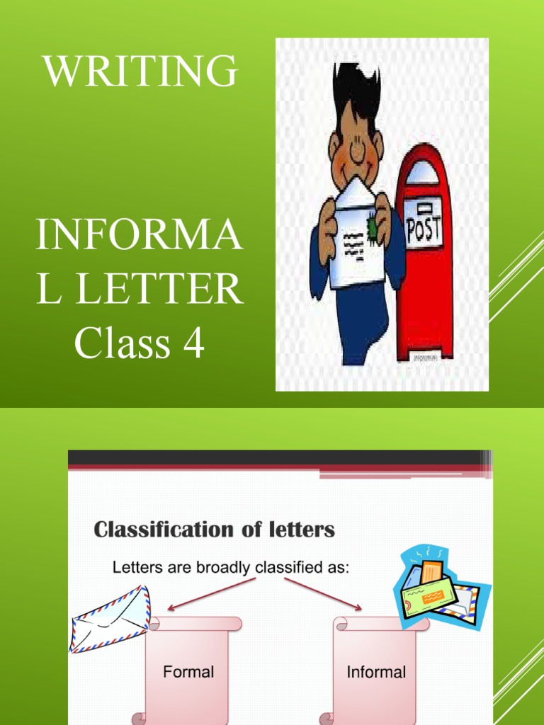 Informal Letters - Class 4 | PDF