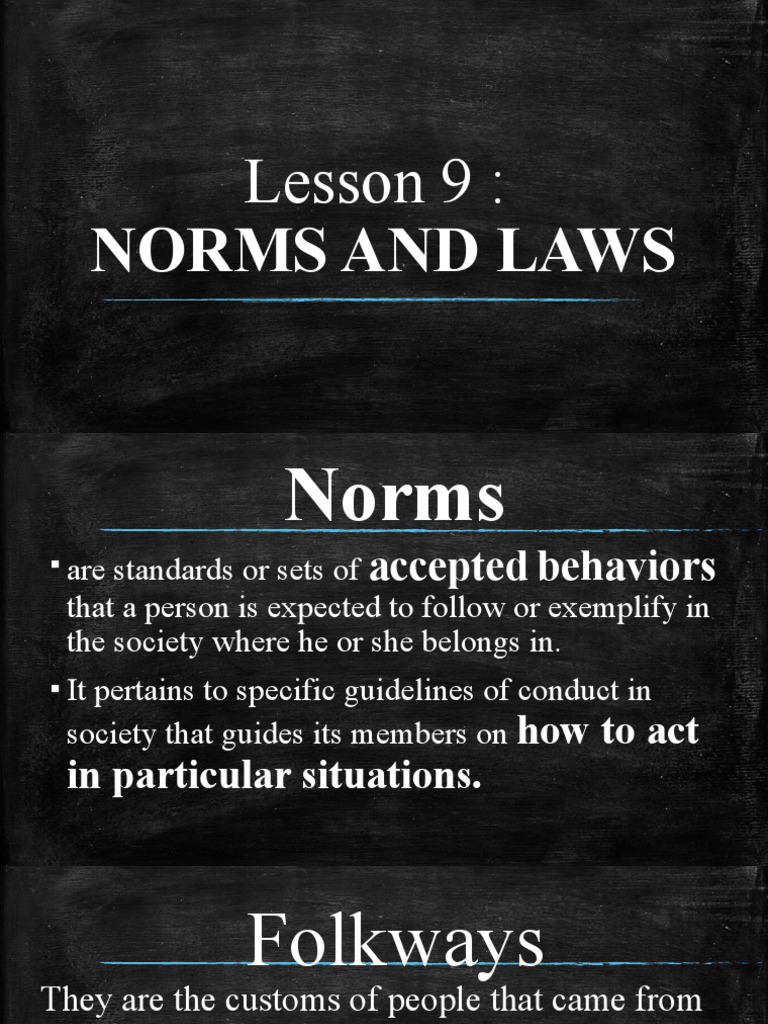 Understanding Norms and Values in Society | PDF