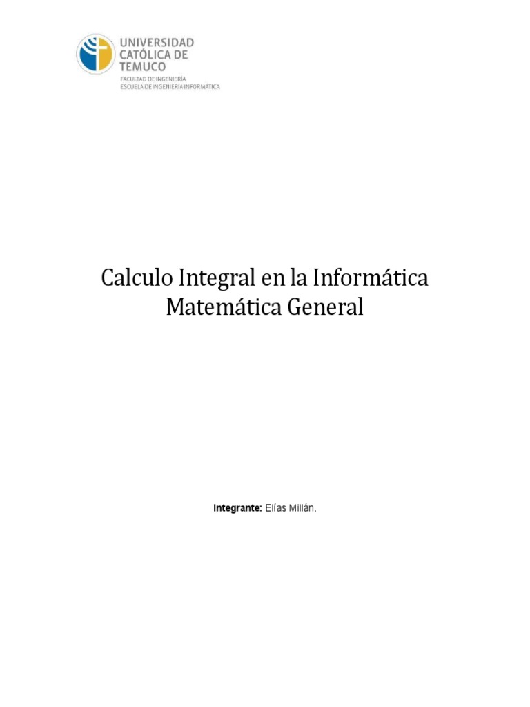 Calculo - en La Informatica | PDF | Ciencias de la Computación | Algoritmos