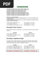 Rounding Decimals - LESSON PLAN | PDF | Rounding | Lesson Plan