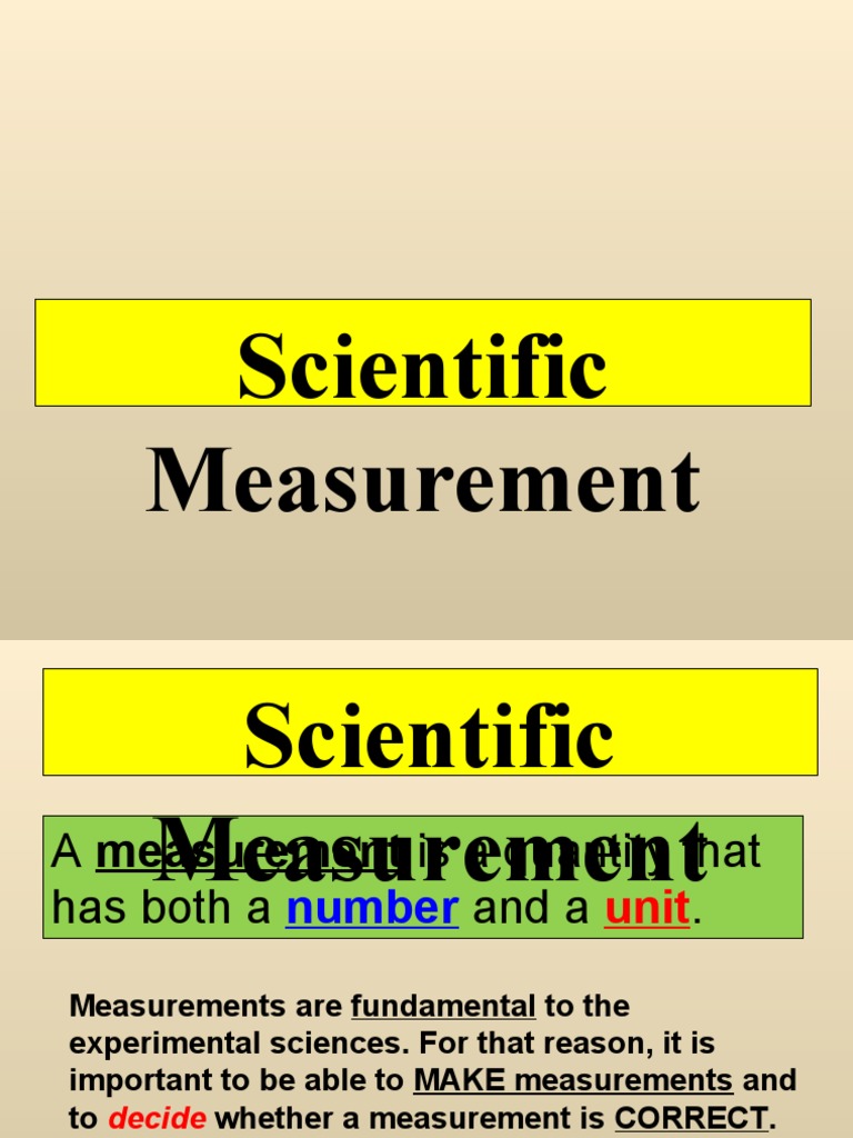 L1 Scientific-Measurement | PDF | Significant Figures | Accuracy And ...