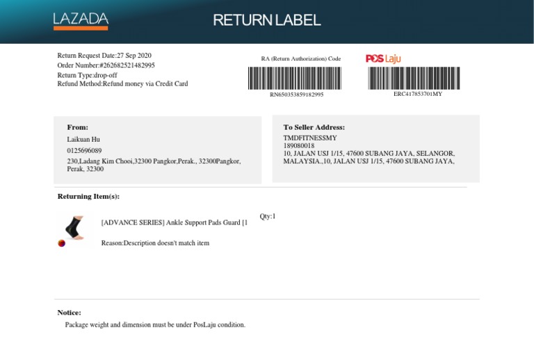 ReturnLabel PDF | PDF