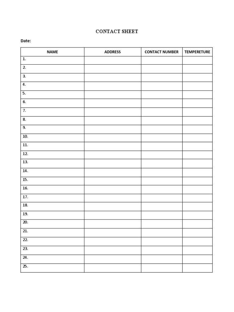 Log Sheet | PDF