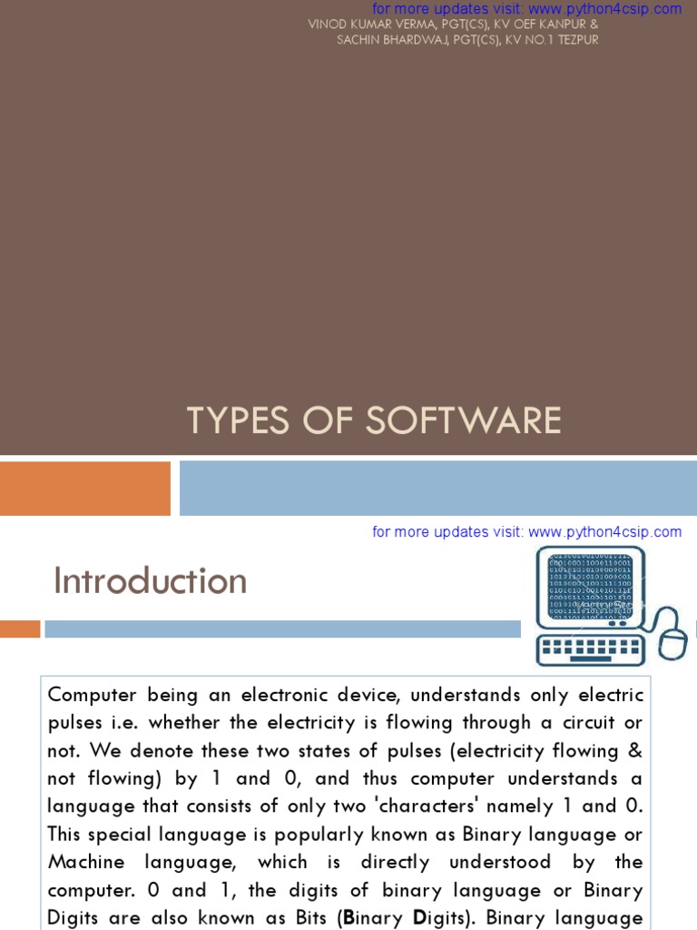 002 Types of Software | PDF | Graphical User Interfaces | Operating System