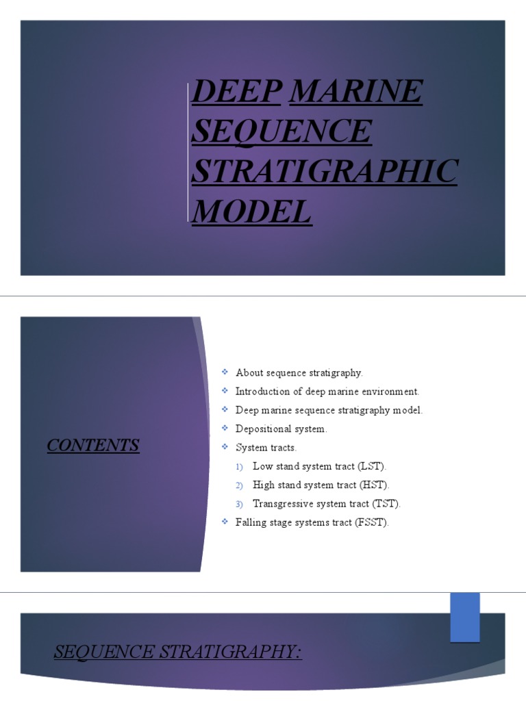 Deep Marine Sequence Stratigraphic Model | PDF | Stratigraphy | Sedimentology