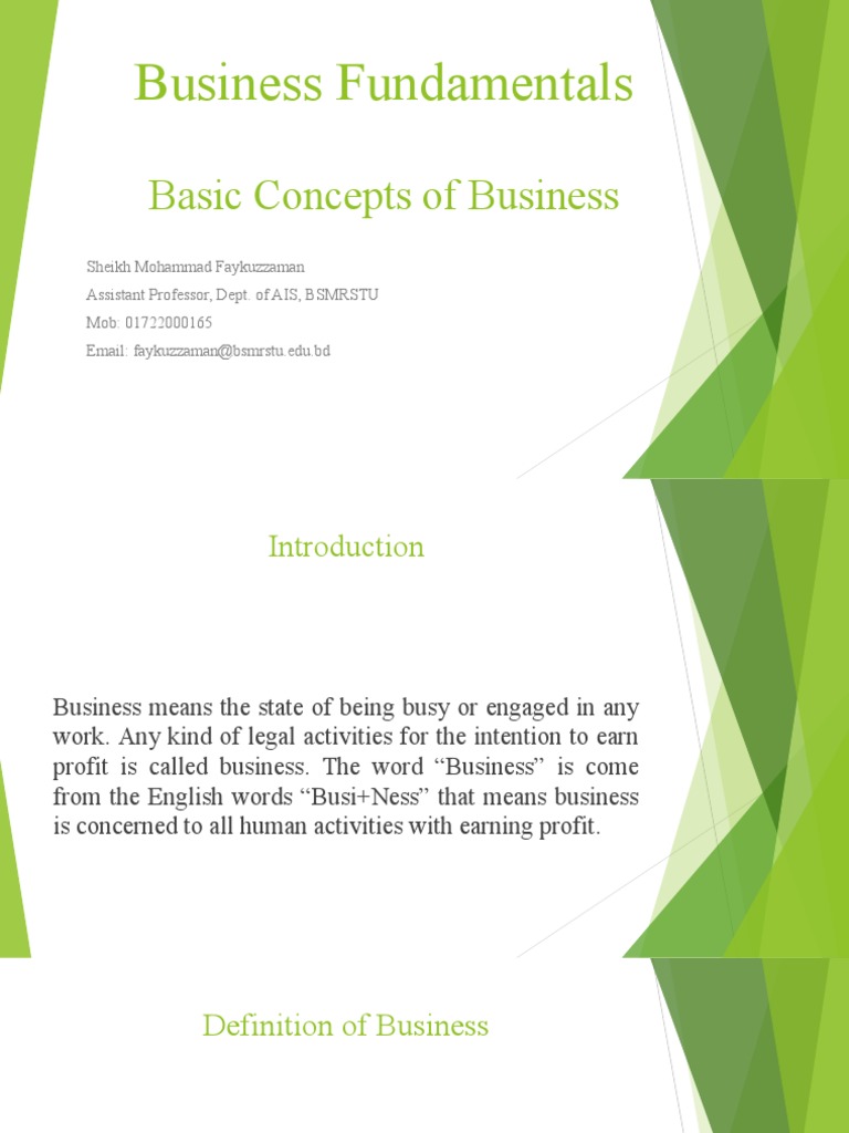 Business Fundamentals and Challenges | PDF | Profit (Economics) | Business