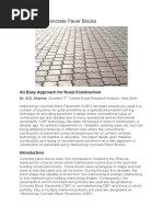 M40 Paver Block Mix Design Guidelines | PDF | Concrete | Cement