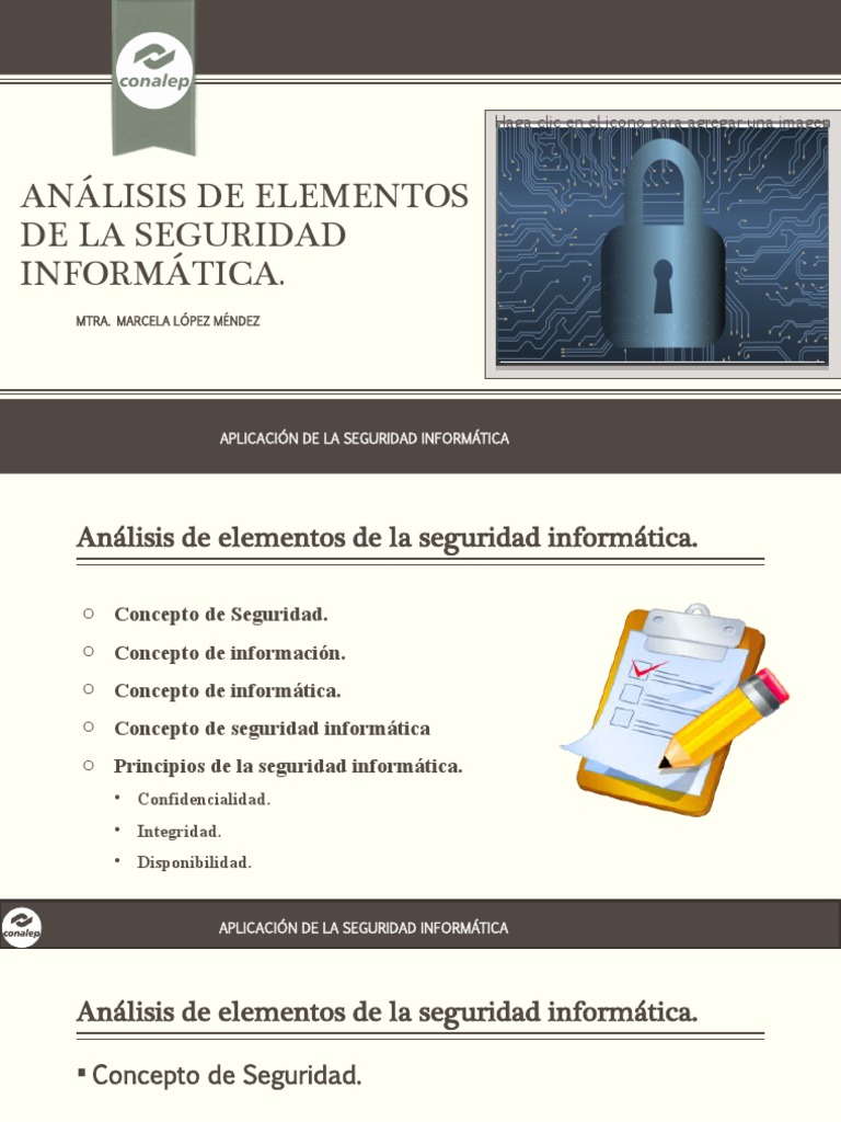 Análisis de Elementos de La Seguridad | PDF | La seguridad informática ...
