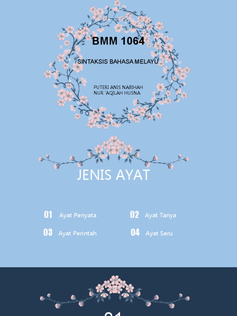 Jenis-Jenis Ayat dalam Bahasa Melayu | PDF