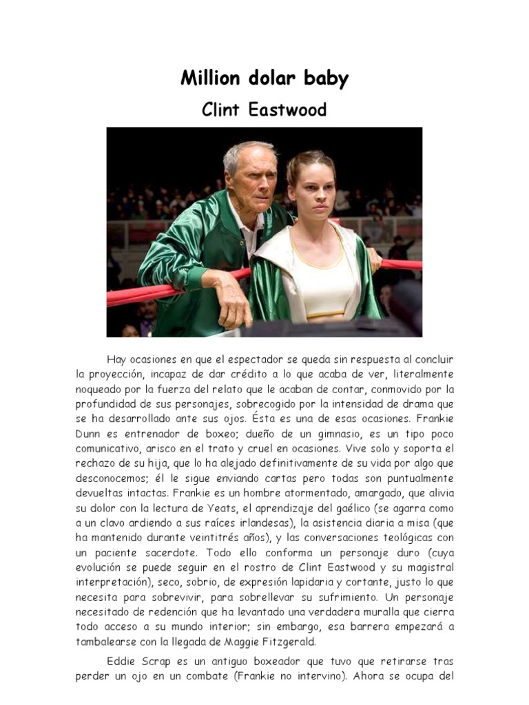 Million Dolar Baby | PDF | Clint Eastwood