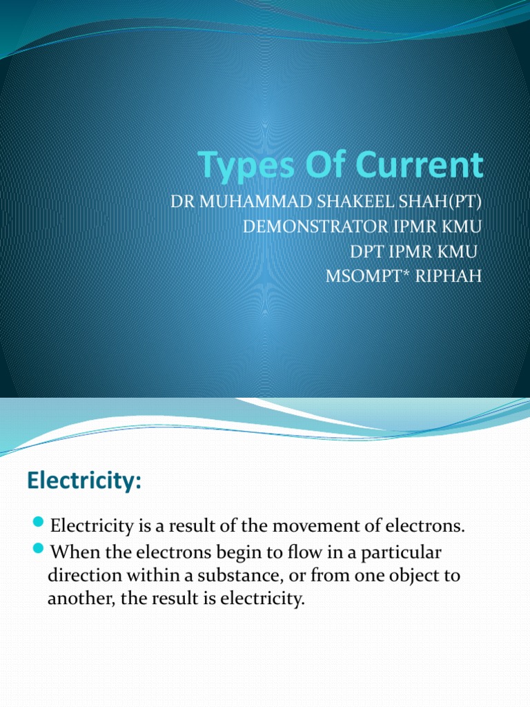Types of Current | PDF