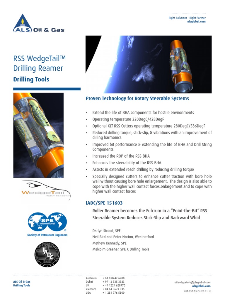 ALS Drilling Tools WedgeTail RSS | PDF