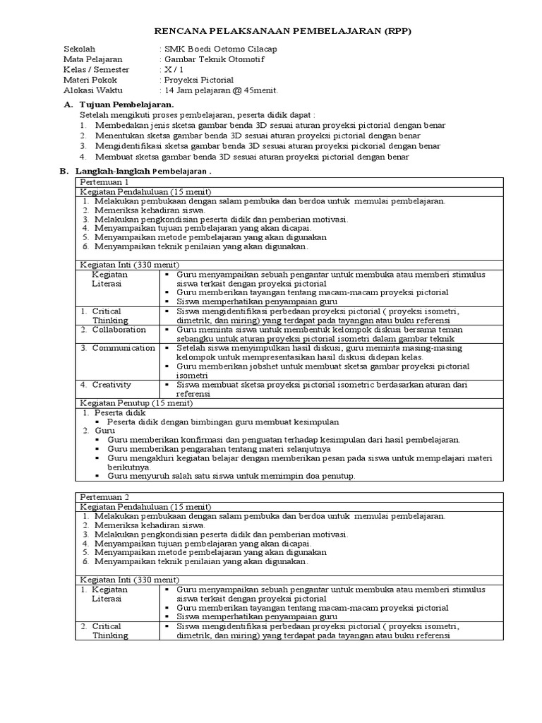 Rpp. 3.5 Gto | PDF | Karier & Perkembangan