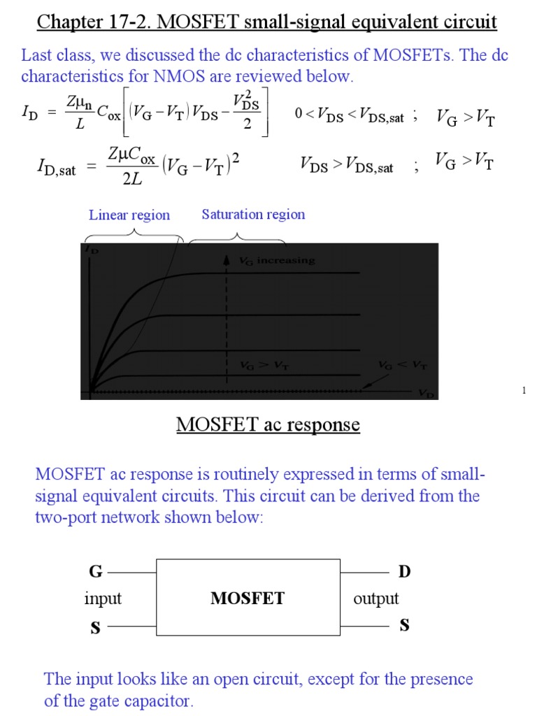 MT-28-Ch17-2 (Mosfet Basics) | PDF | Mosfet | Field Effect Transistor