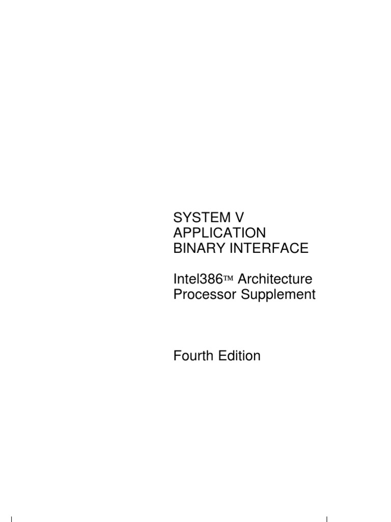 Abi386 4 | Download Free PDF | Subroutine | Library (Computing)
