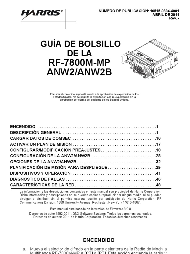 Manual de Bolsillo RF-7800M-MP Español PDF | PDF | Red privada virtual ...