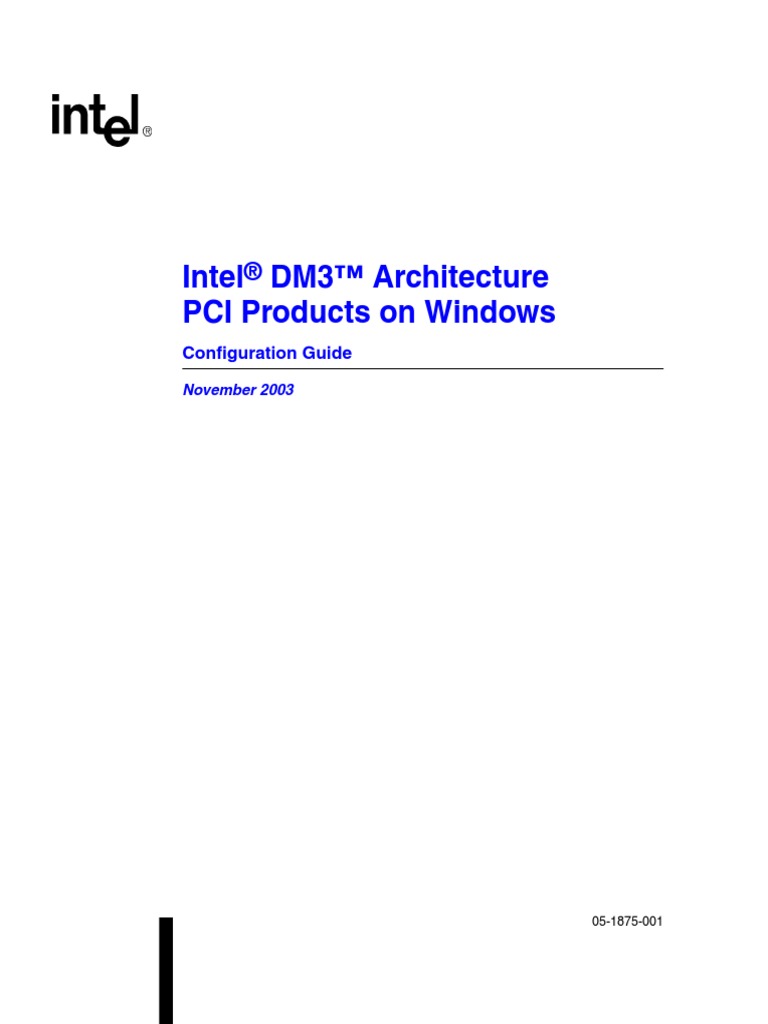 dm3 Pci Config Win v1 | PDF | Menu (Computing) | Icon (Computing)