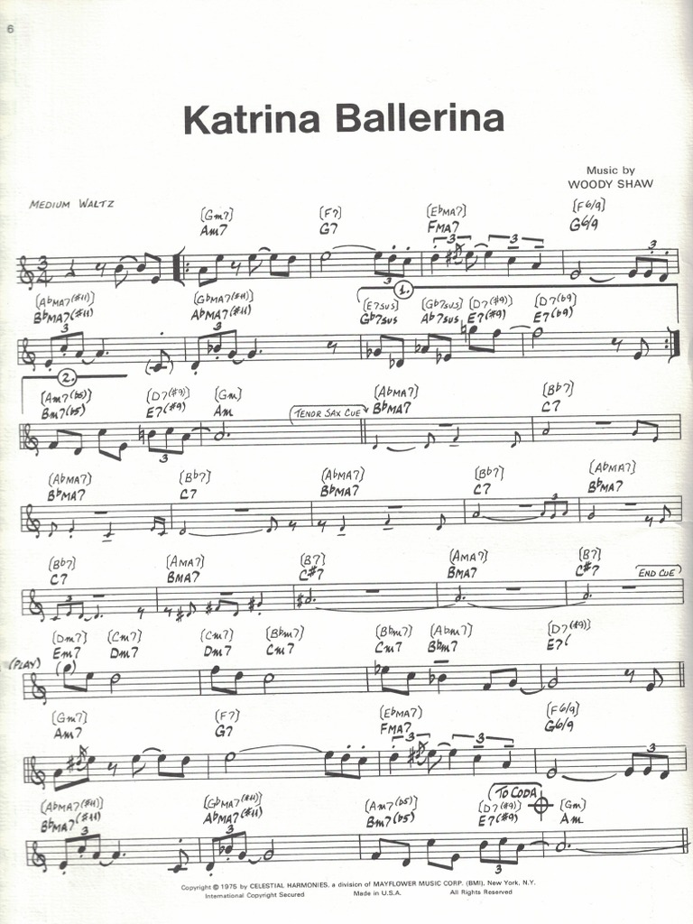 WOODY SHAW1 Katerina Ballerina PDF | PDF