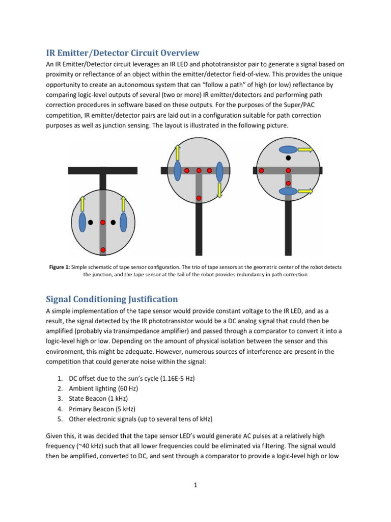 Ir Emitter Detector Writeup | PDF | Operational Amplifier | Amplifier