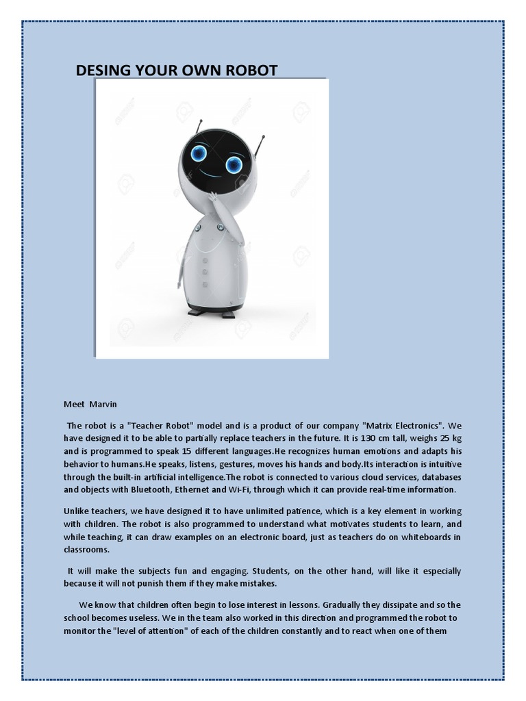 Desing Your Own Robot | PDF