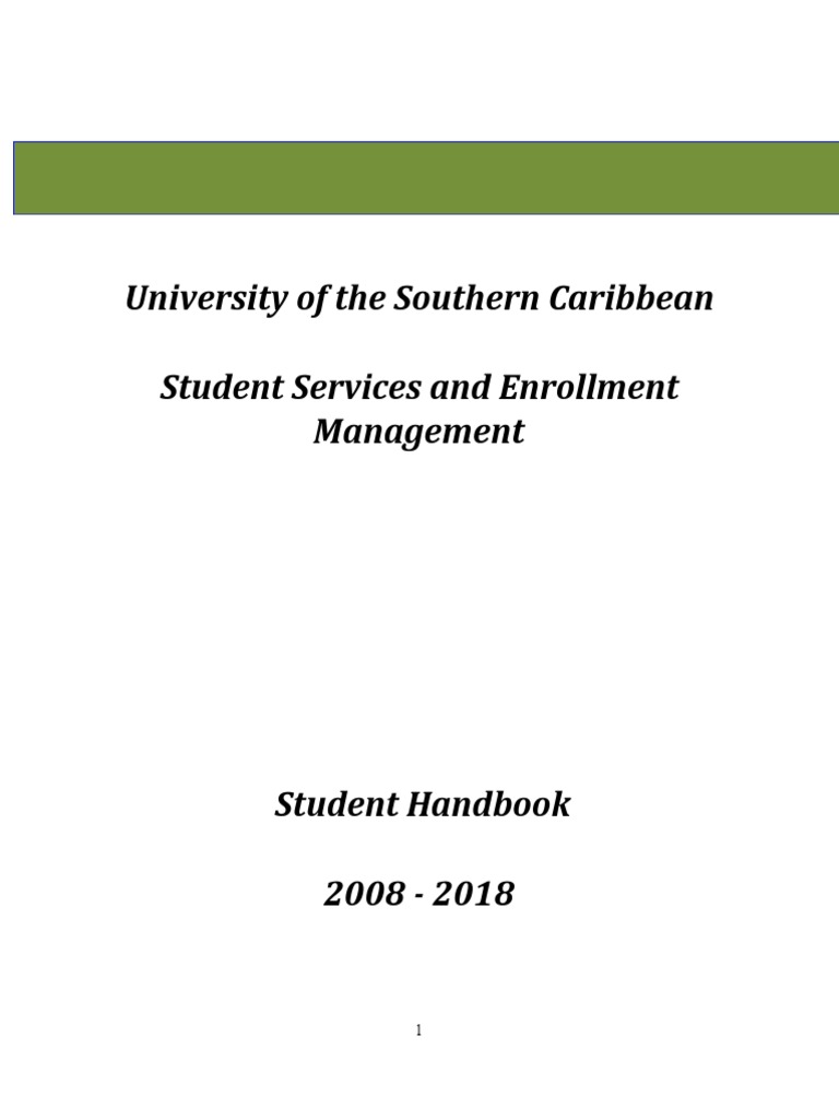 USC Student Handbook | PDF | Schools