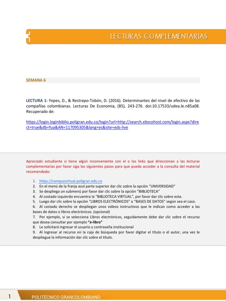 Lecturas Complementarias PDF | PDF | Ciencias sociales