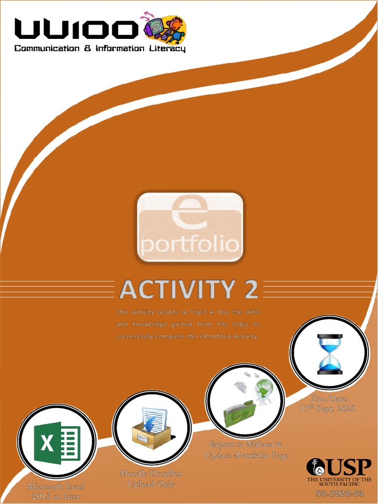 Eportfolio Activity 2 - UU100 - SII-2020-03 | PDF | Microsoft Excel ...